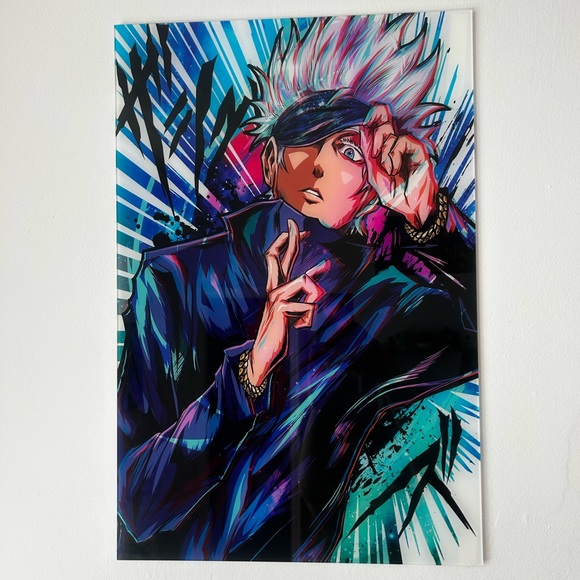 Art | Gojo Satoru Anime Wall Art | Poshmark